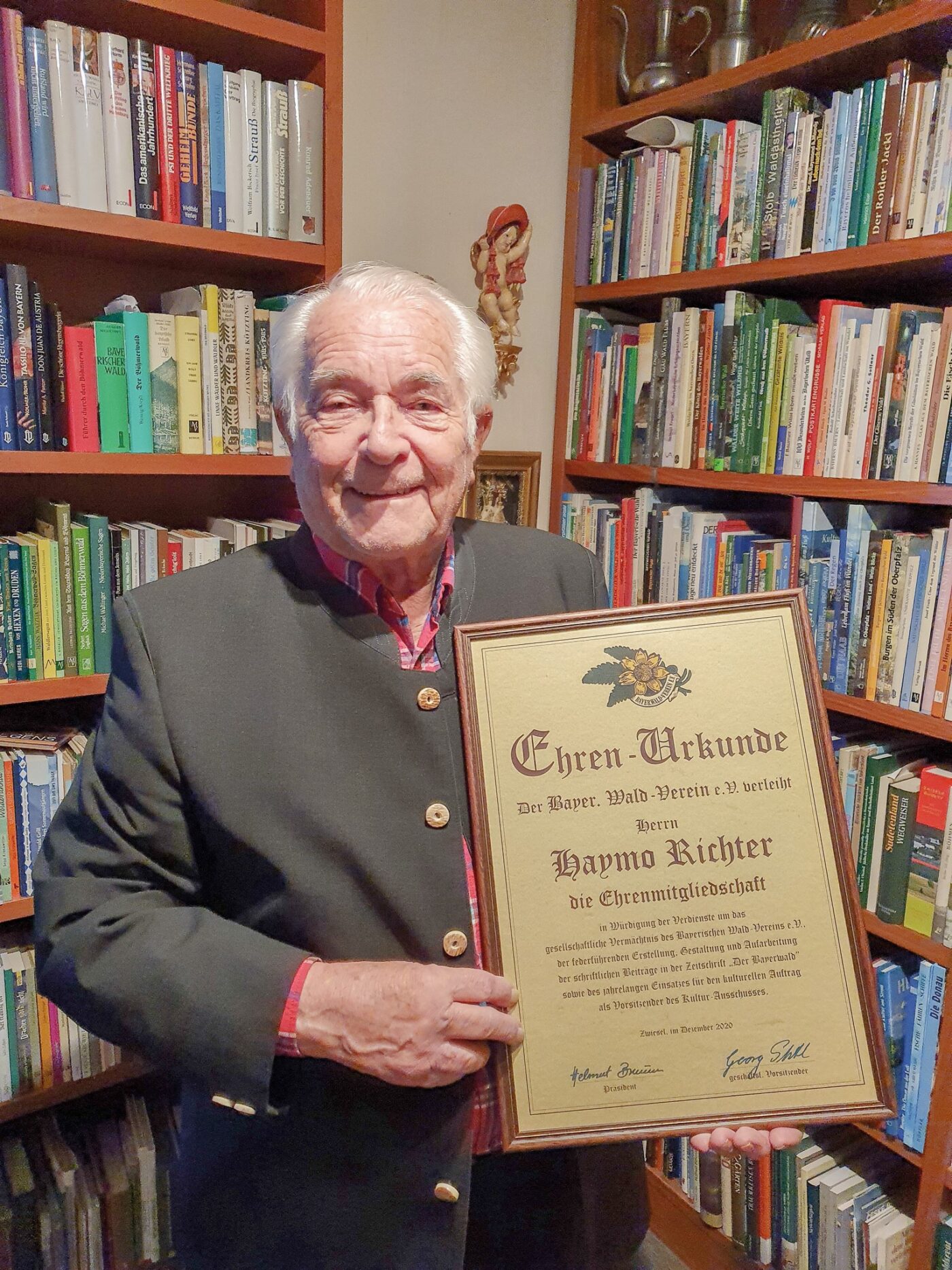 Haymo Richter ist Ehrenmitglied des Bayerischen Wald-Vereins - MuW ...